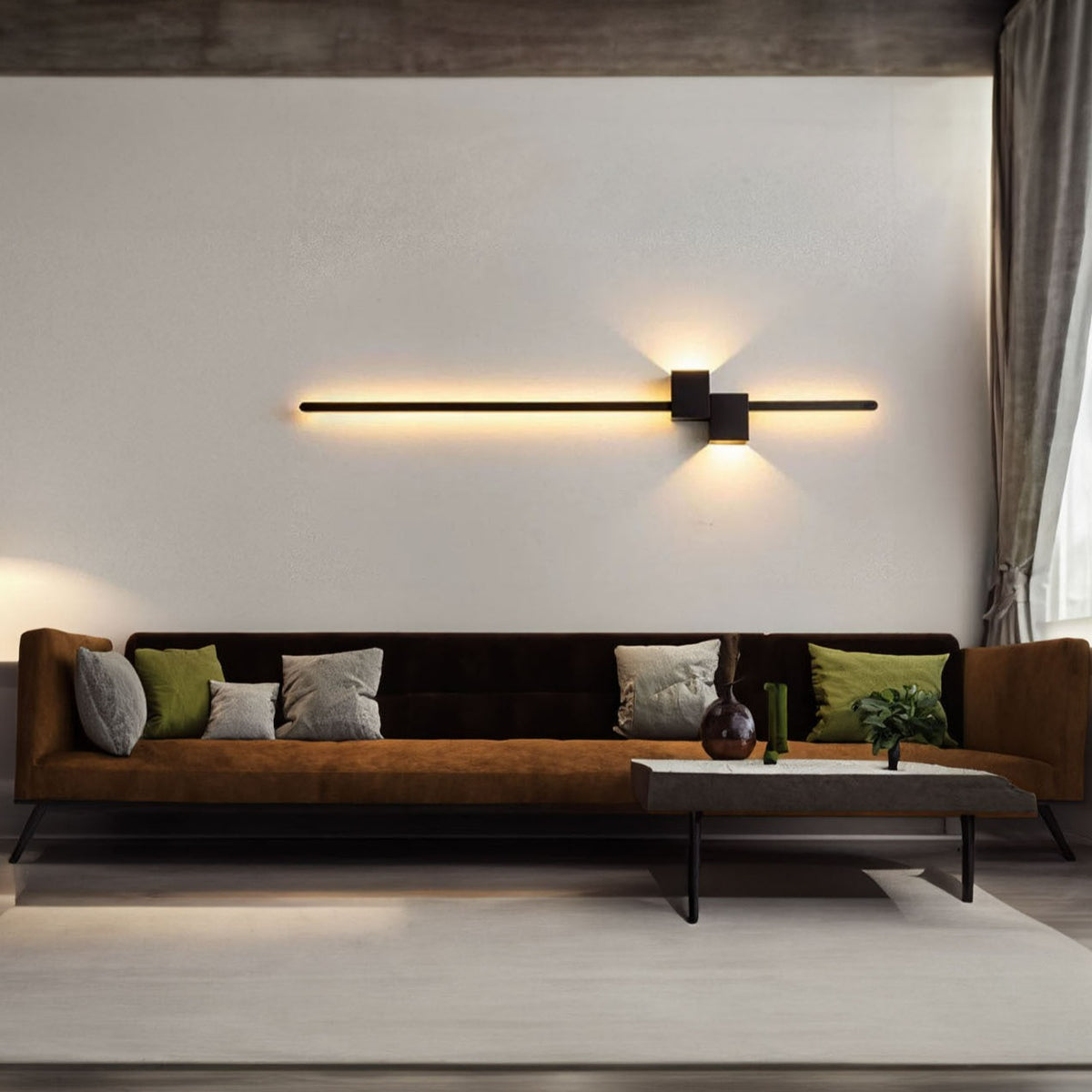 Lustre Modern Minimalist Linear Wall Light Sconce — Minimalosity