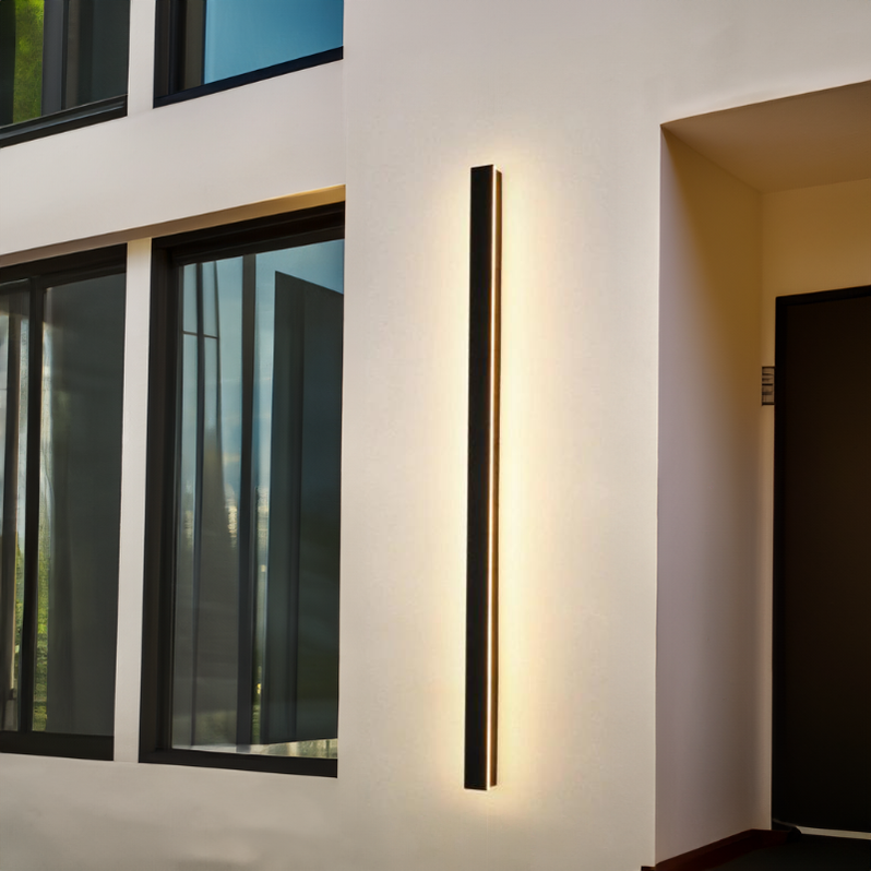 Verve Modern Outdoor Linear Wall Light Sconce — Minimalosity