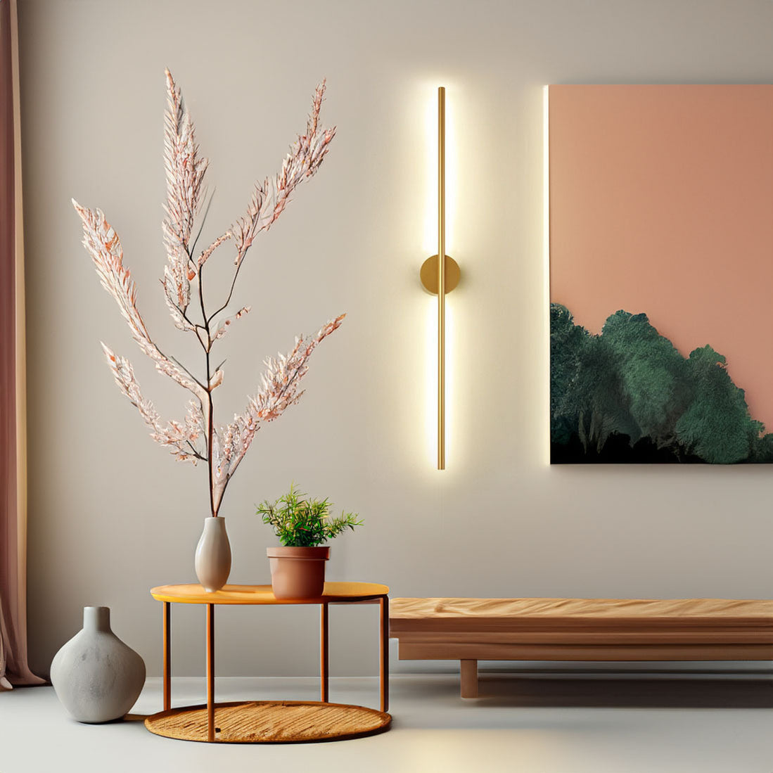 Lustre Modern Minimalist Linear Wall Light Sconce — Minimalosity
